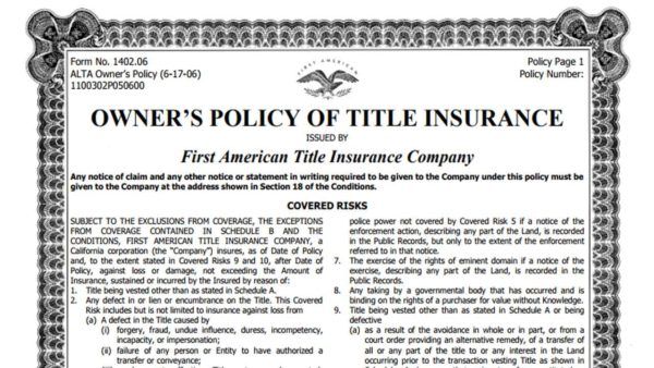 What is Title Insurance and Do I Need it When Buying a Home?